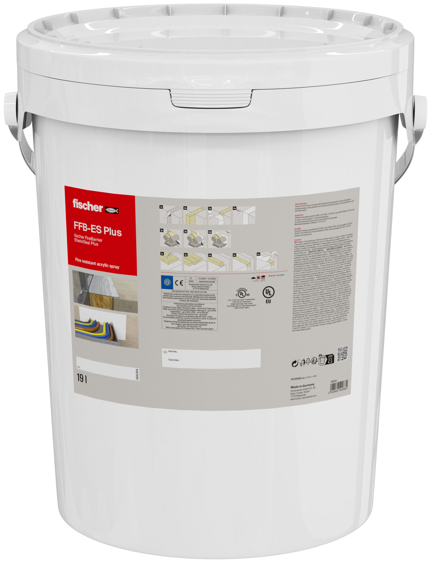 FireBarrier ElastoSeal Plus FFB-ES Plus - fischer international